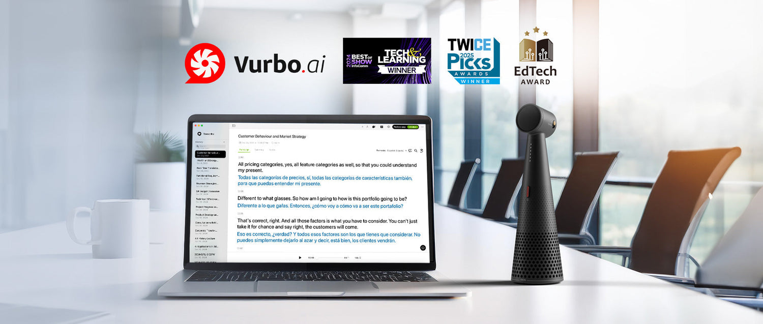 Vurbo.ai 即時翻譯技術，革新全球語音溝通體驗 – IPEVO TW